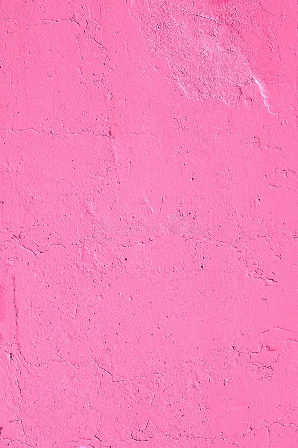 Close Up of Saturated Pink Urban Wall Texture Stock Image - Image of ...