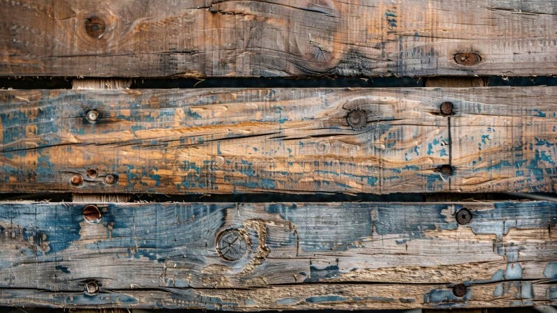 A Closeup of a Scratched and Scuffed Wooden Crate Showcasing Its Rustic ...