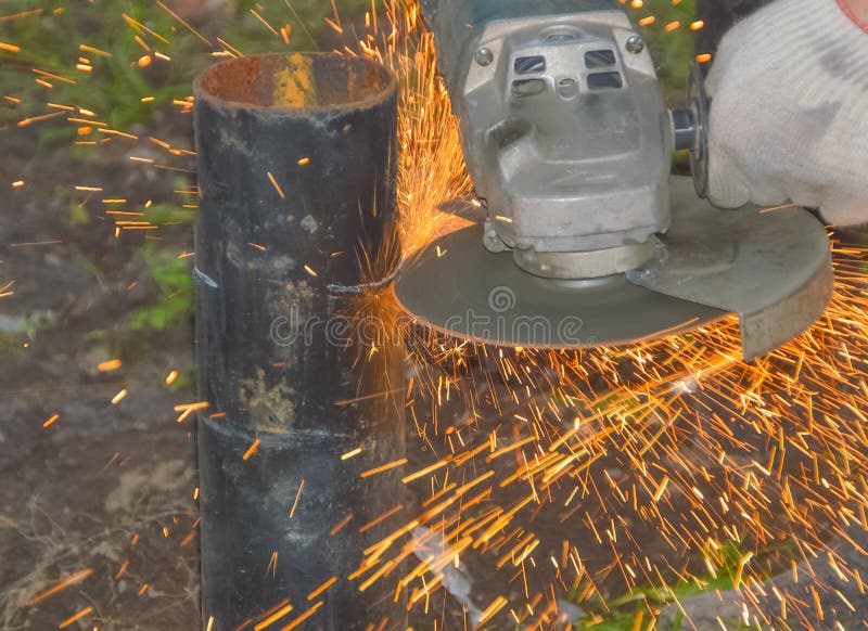 Closeup of Piles are Sawn Off Hand Tools Stock Photo - Image of support ...