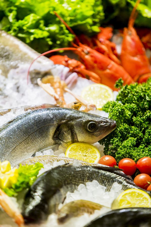 Fresh seafood stock image. Image of gourmet, meal, fresh - 26540873