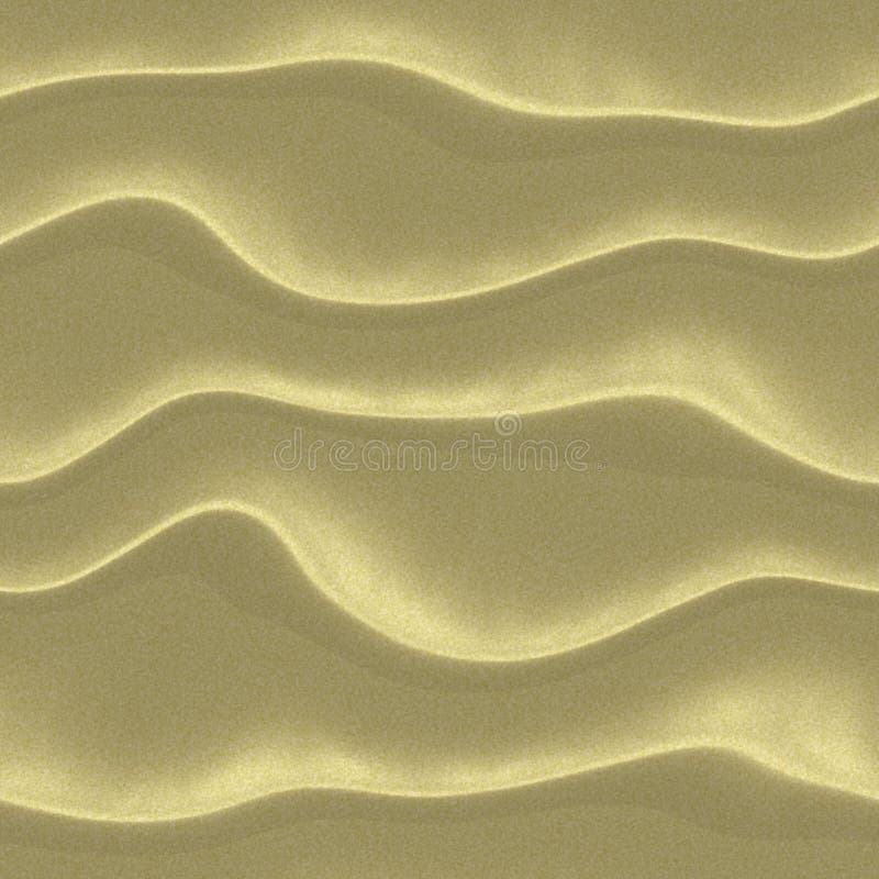 Closeup Seamless Texture of Sand. Repeatable Pattern Stock Illustration ...