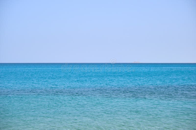 Closeup Seascape Surface of Blue Sea Water with Small Ripple Waves ...