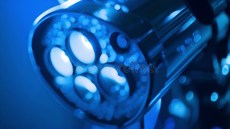 A Closeup of a Security Cameras Infrared Sensor Showcases the Advanced ...