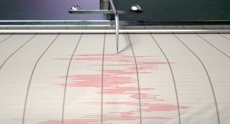 Seismograph Earthquake Activity Stock Illustration - Illustration of ...