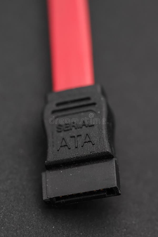 Closeup of a Serial ATA Connector.. Stock Photo - Image of harddrive ...
