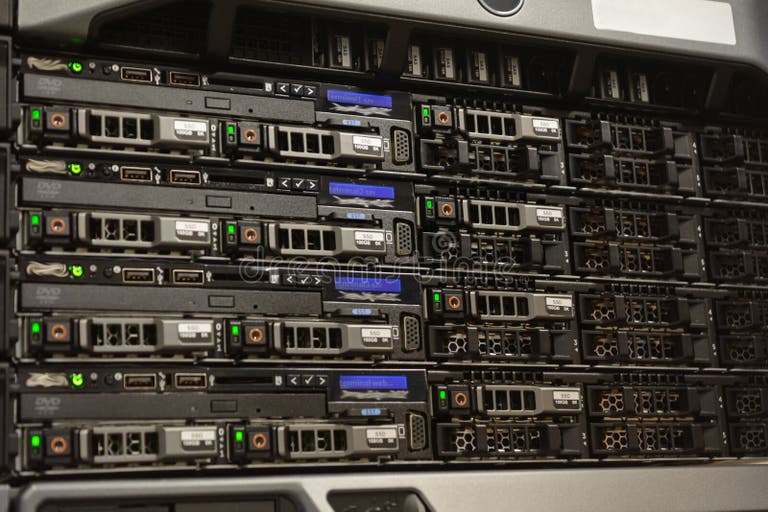 Closeup of a server stock image. Image of theft, slot - 77144503