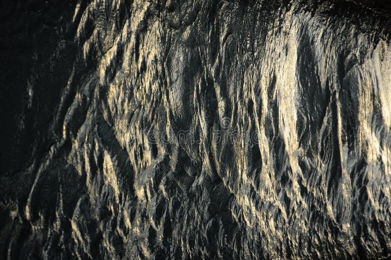 Closeup of a Shiny Reflective Rock Surface Similar Stock Image - Image ...