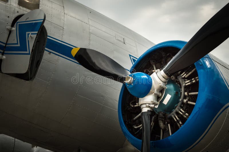 Airplane Engine Fan with Fan Blades Stock Photo - Image of power, motor ...