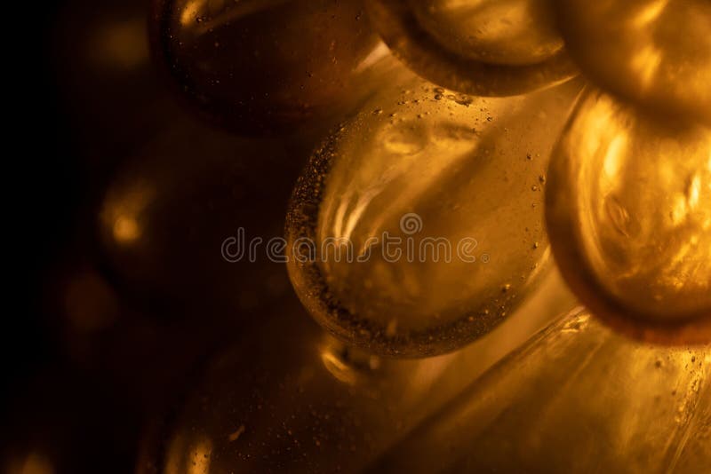 Closeup Shot of Amber-like Glass Texture Stock Photo - Image of space ...