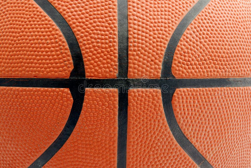 Closeup Shot of Basketball Textures Stock Image - Image of closeup ...