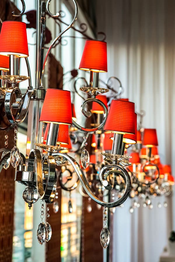Closeup Shot of Beautiful Luxury Chandeliers Stock Image - Image of ...