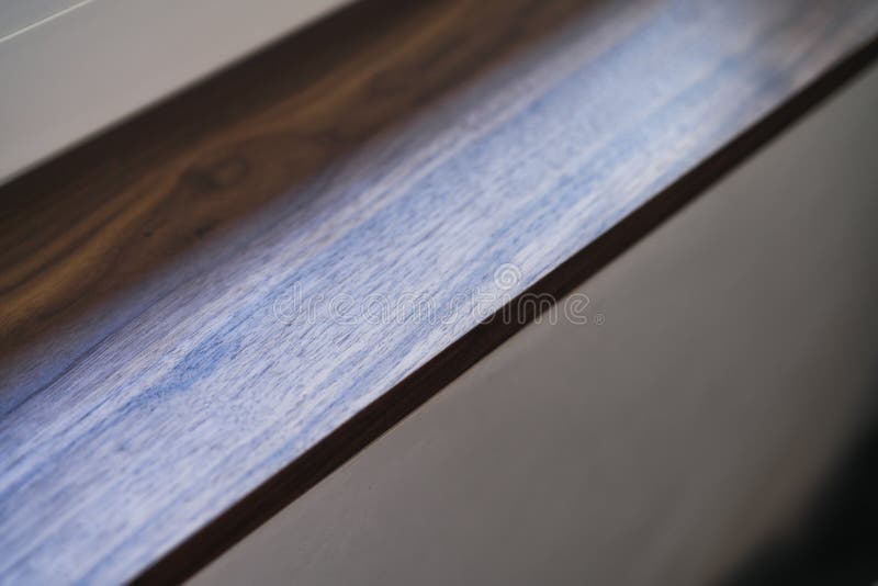 Closeup Shot of Black Walnut Window Sill Stock Photo - Image of room ...