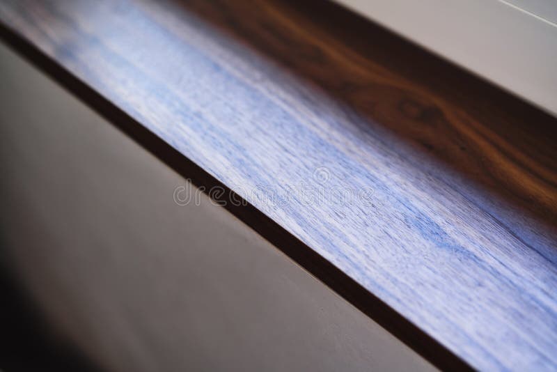 Closeup Shot of Black Walnut Window Sill Stock Photo - Image of room ...