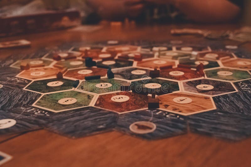 Closeup Shot of a Board Game on the Table Stock Image - Image of ...