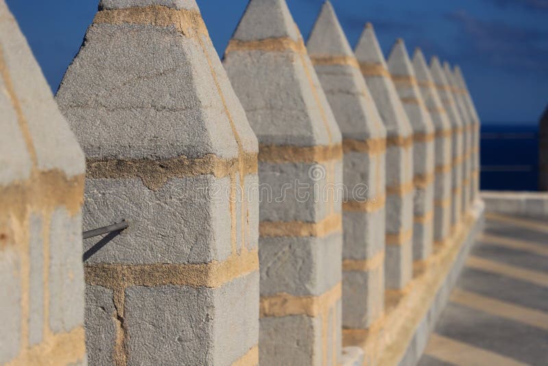Closeup Shot of Castle Roof Walls Stock Photo - Image of landmark ...