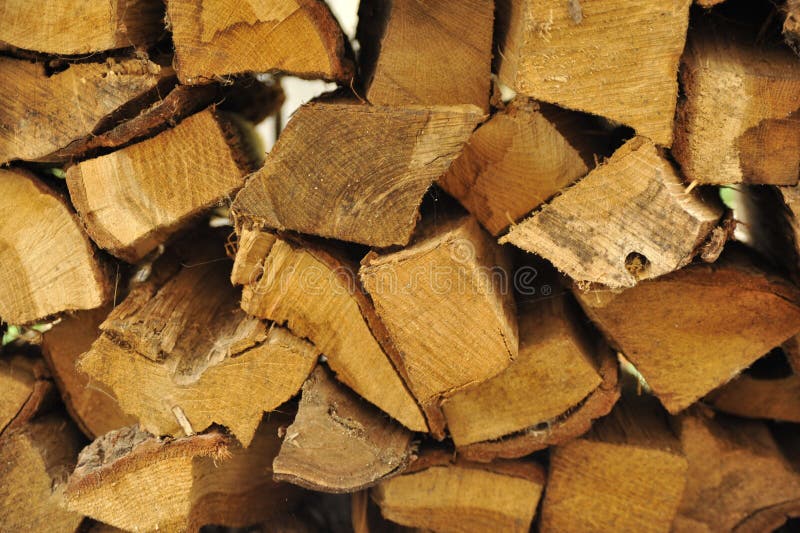 Closeup Shot of Chopped Log Pile Stock Photo - Image of countryside ...