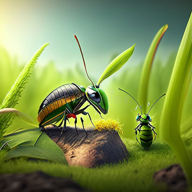 Mating Beetles Branch Stock Illustrations – 6 Mating Beetles Branch ...