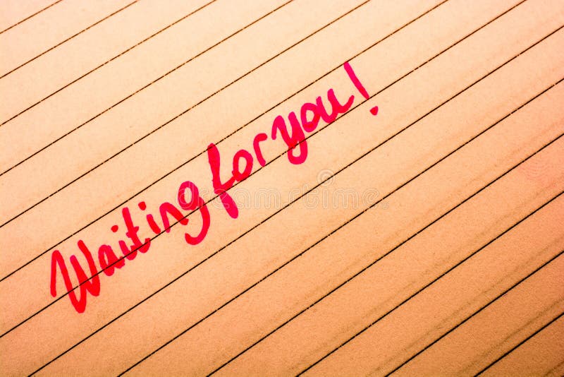 Closeup Shot of a Cute Romantic Message on a Paper Stock Image - Image ...