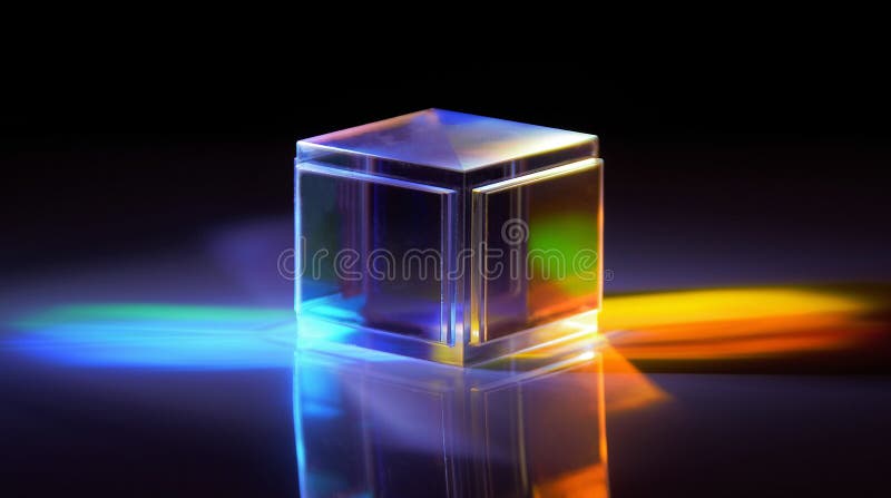 Reflective Square Cube Scattering Beam Stock Photos - Free & Royalty ...