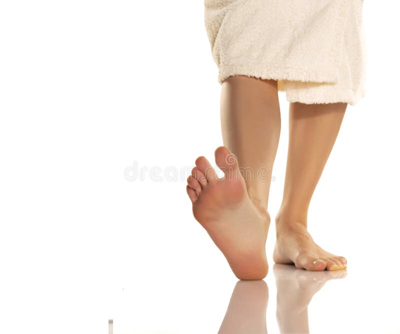 Closeup Shot Of Female Bare Feet And Legs Stock Image Image Of Female