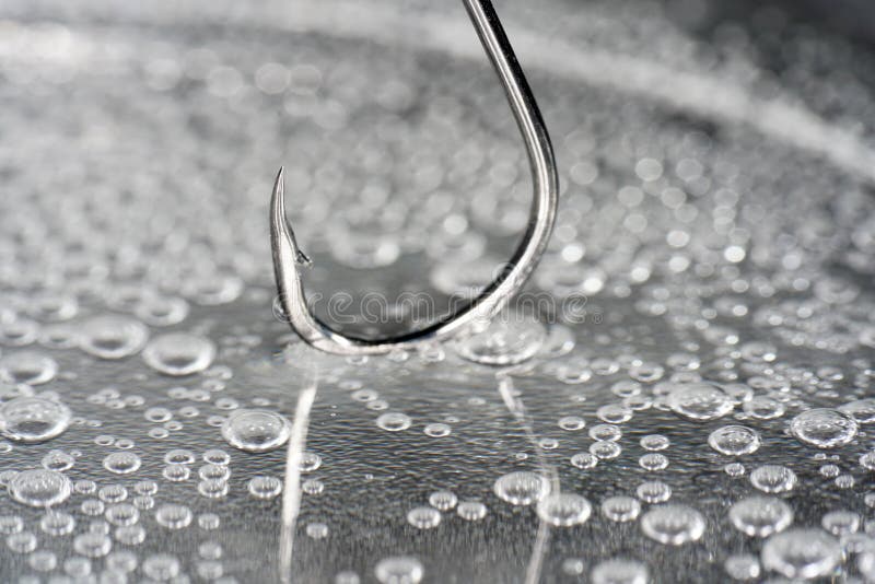 Hook in water stock photo. Image of barb, bite, hobby, water - 624296