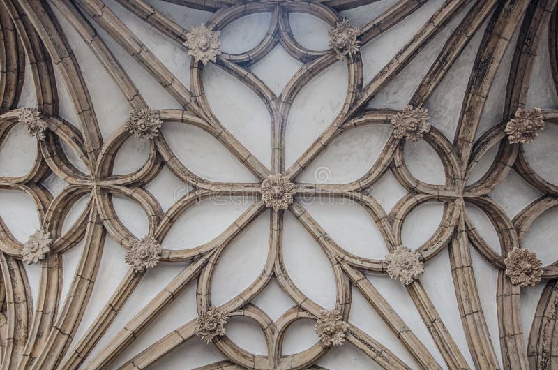 Closeup Shot of the Floral Patterns of the Historic Building Stock ...