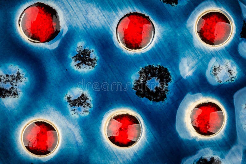 Closeup Shot of Glazed Ceramics Texture Stock Image - Image of abstract ...