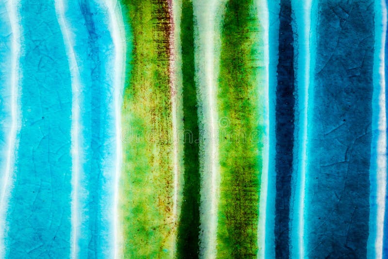 Closeup Shot of Glazed Ceramics Texture Stock Image - Image of line ...