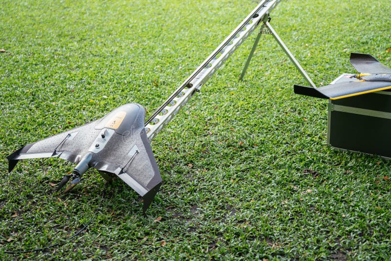 Closeup Shot of a High-tech Flying Drone Device Stock Photo - Image of ...