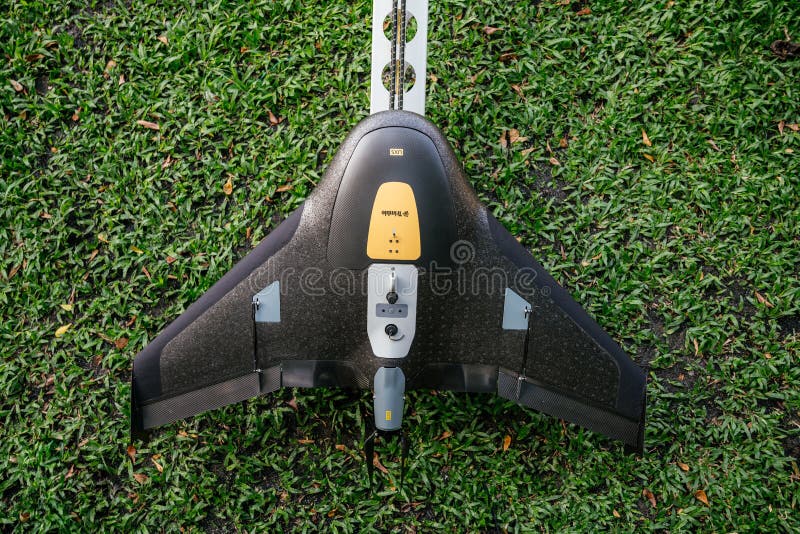 Closeup Shot of a High-tech Flying Drone Device Editorial Photo - Image ...