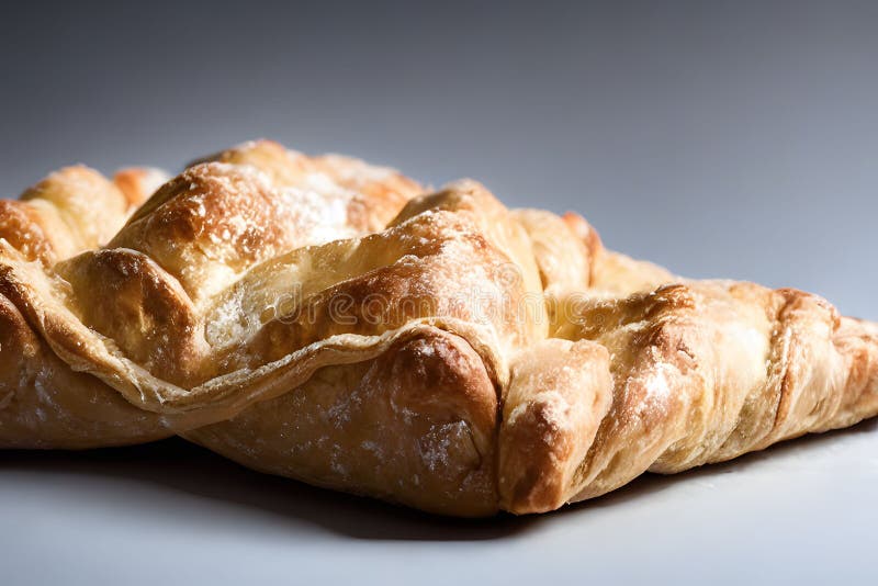Closeup Shot of a Homemade Fresh Puff Pastry Stock Image - Image of ...