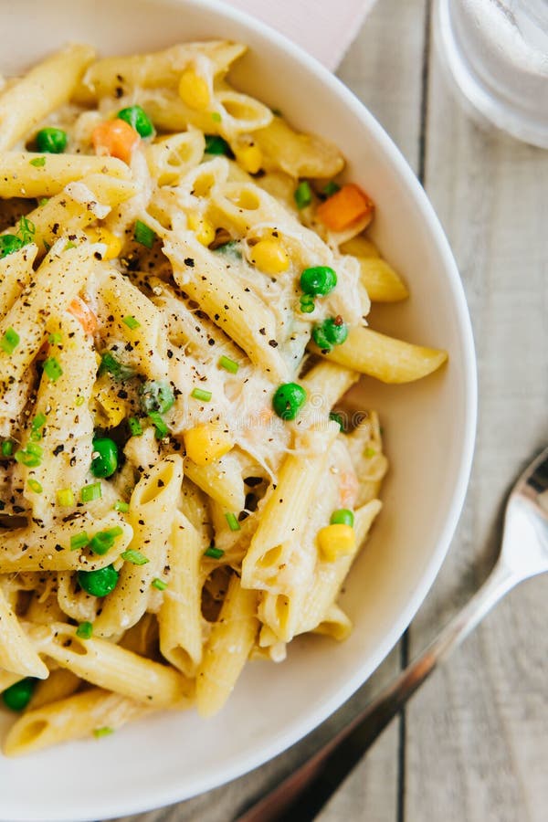 Closeup Shot of Homemade Penne Pasta Stock Photo - Image of healthy ...