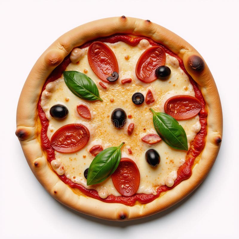 Closeup Shot of an Individually Presented Slice of Baked Pizza from ...