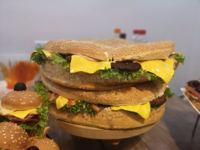 Large Cheeseburger stock photo. Image of cheeseburger - 38109516
