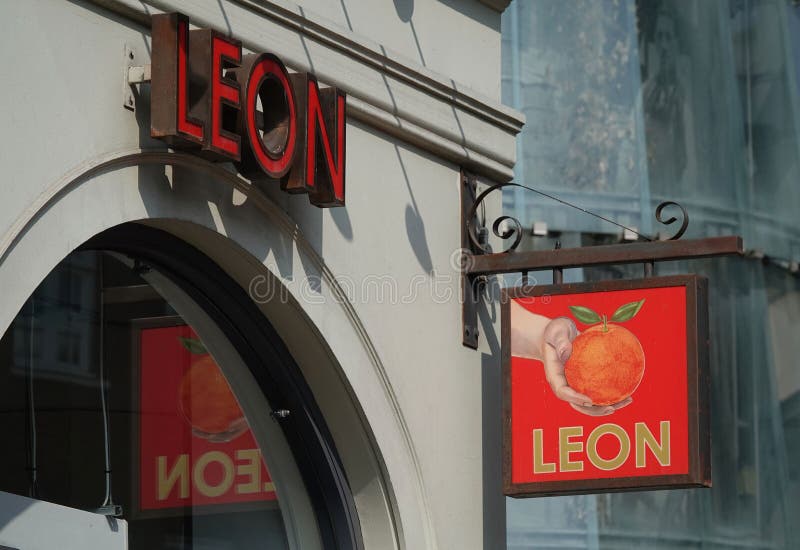 Closeup Shot of Leon S Healthy Fast Food Restaurant in Southwark ... Closeup Shot of Leon S Healthy Fast Food Restaurant in Southwark ...