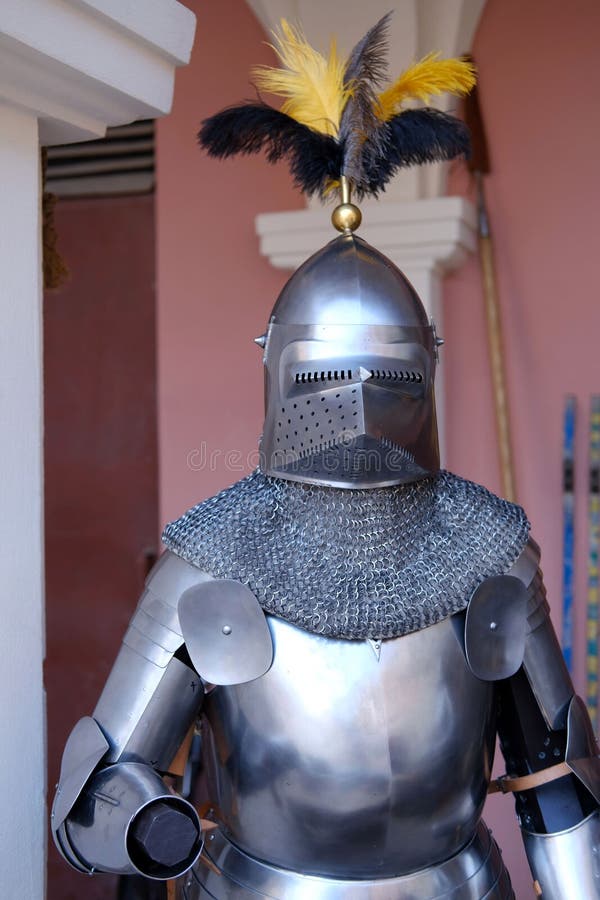 Closeup Shot of the Medieval Knight Armor Stock Photo - Image of ...