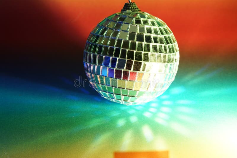 Closeup Shot of a Mini Disco Ball Stock Photo - Image of glow, party ...