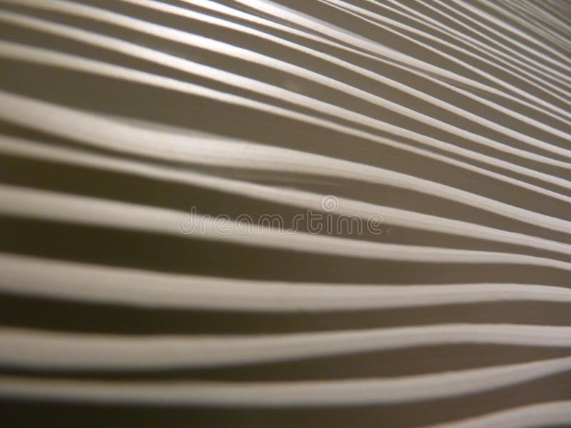 Closeup Shot of a Modern Wavy Wall Stock Image - Image of pattern ...