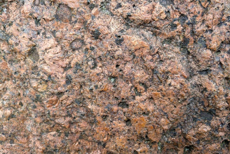 Closeup Shot of a Mottled Texture of a Large Bright Granite Stone Stock ...