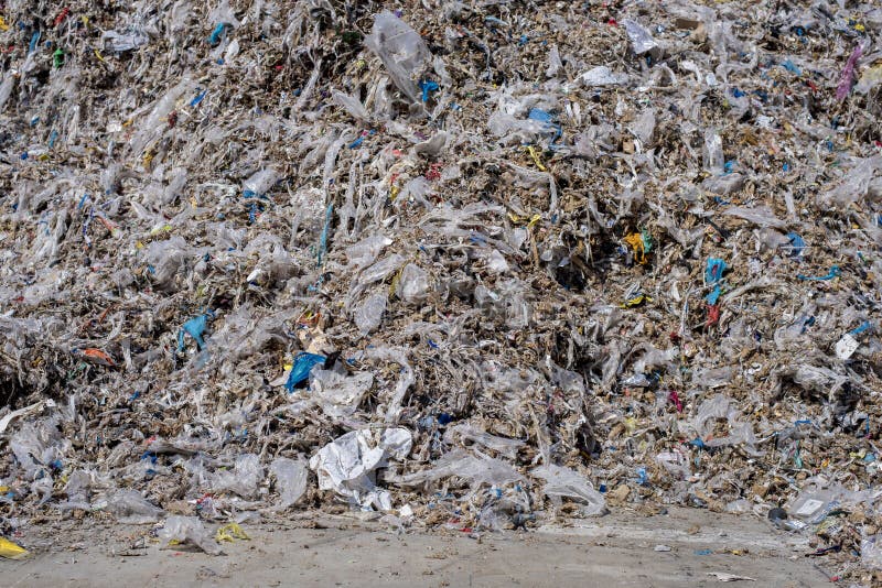 Closeup Shot of Municipal Waste - Waste Management Concept Stock Image ...