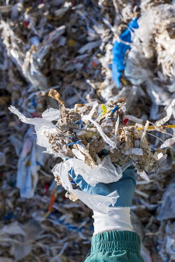 Closeup Shot of Municipal Waste - Waste Management Concept Stock Photo ...