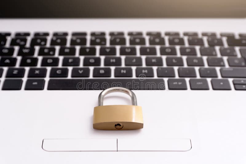 Closeup Shot of a Padlock on a Computer Keyboard- Cybersecurity Concept ... Closeup Shot of a Padlock on a Computer Keyboard- Cybersecurity Concept ...