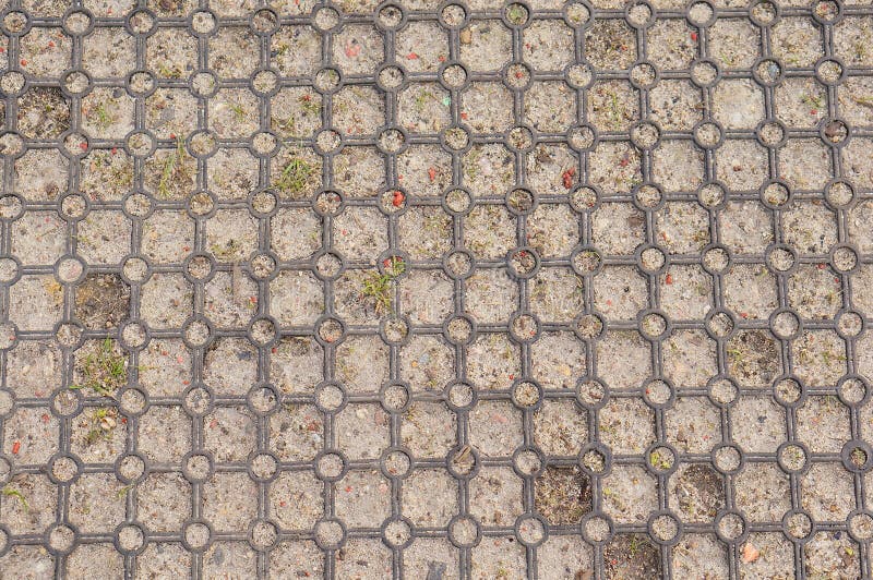 Closeup Shot of a Pathway with Patterns Stock Image - Image of park ...