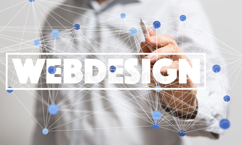 Closeup Shot of a Person Presenting the Virtual Projection of Data ...