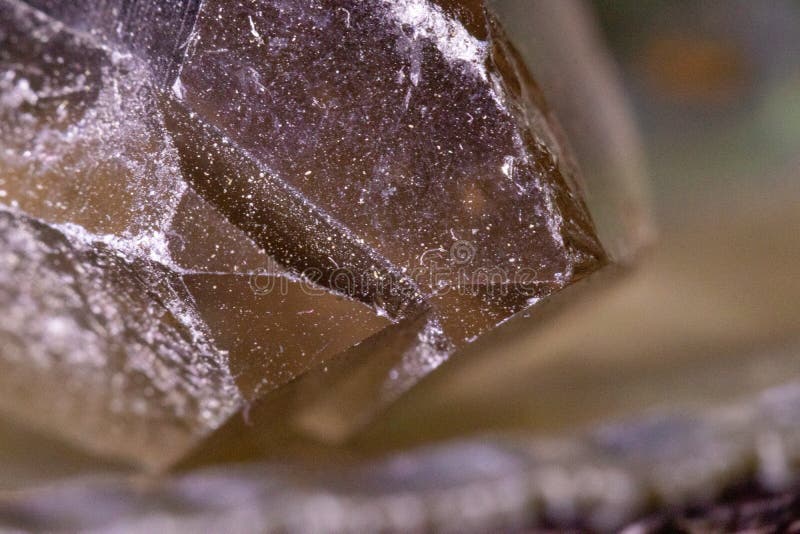 Closeup Shot of a Quarts Crystal Stock Image - Image of natural, layers ...