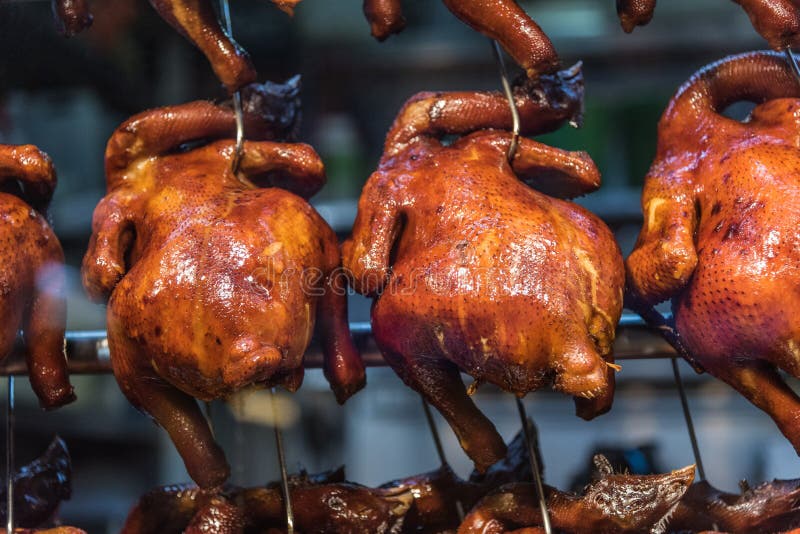 Closeup Shot on Roast Chicken Stock Photo - Image of meat, chinese ...