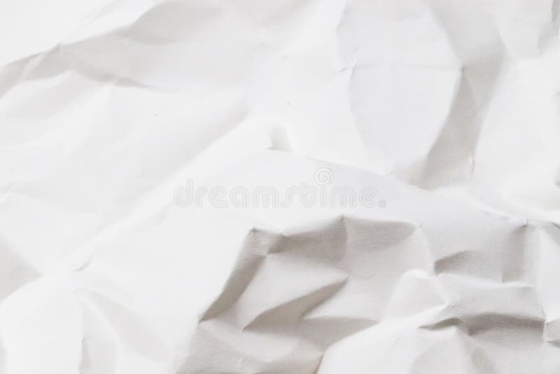 Closeup Shot of a Smashed White Paper Surface - Perfect for Background ...