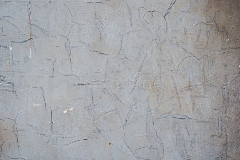 Closeup Shot of a Smooth Concrete Wall with Cracks and Creases Stock ...