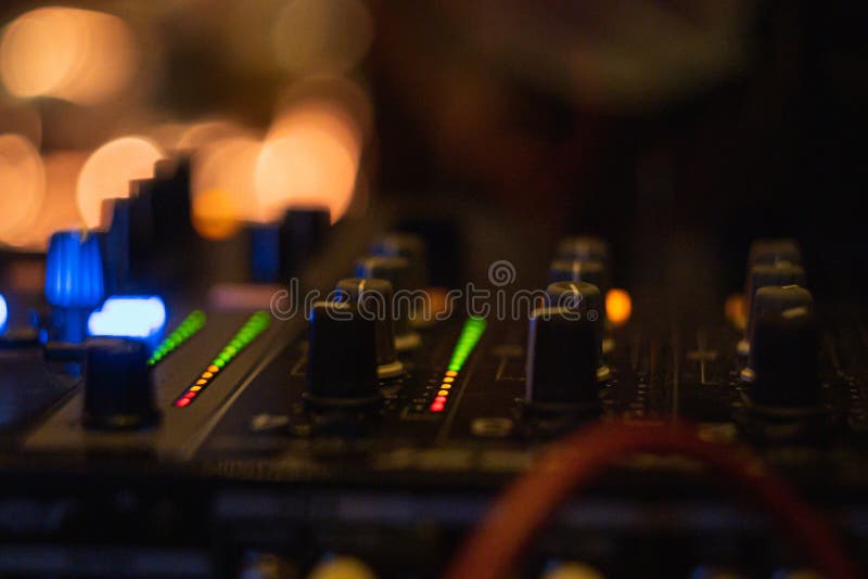 Studio Mixing Desk stock image. Image of studio, sound - 2321437