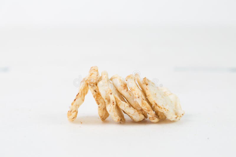 Closeup Shot of a Stack of Pignolia Isolated on a White Background ...